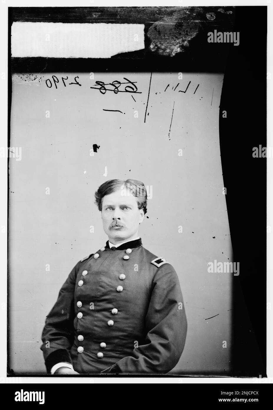 Portrait of General George A. Forsyth, U.S. Army officer, from the ...
