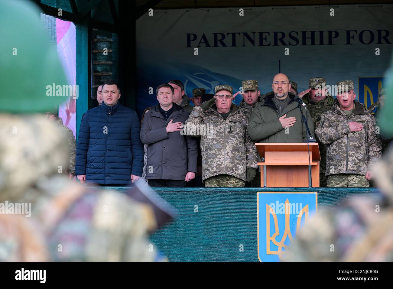 LVIV REGION, UKRAINE - FEBRUARY 22, 2023 - Deputy Commander-in-Chief of ...