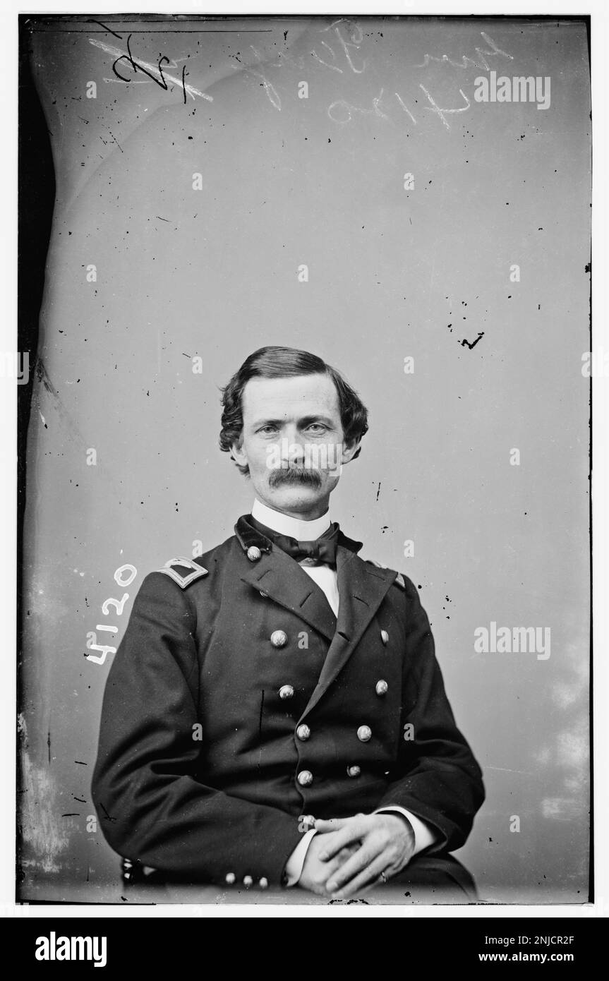 Portrait of General Fry, a U.S. Army officer during the Civil War ...
