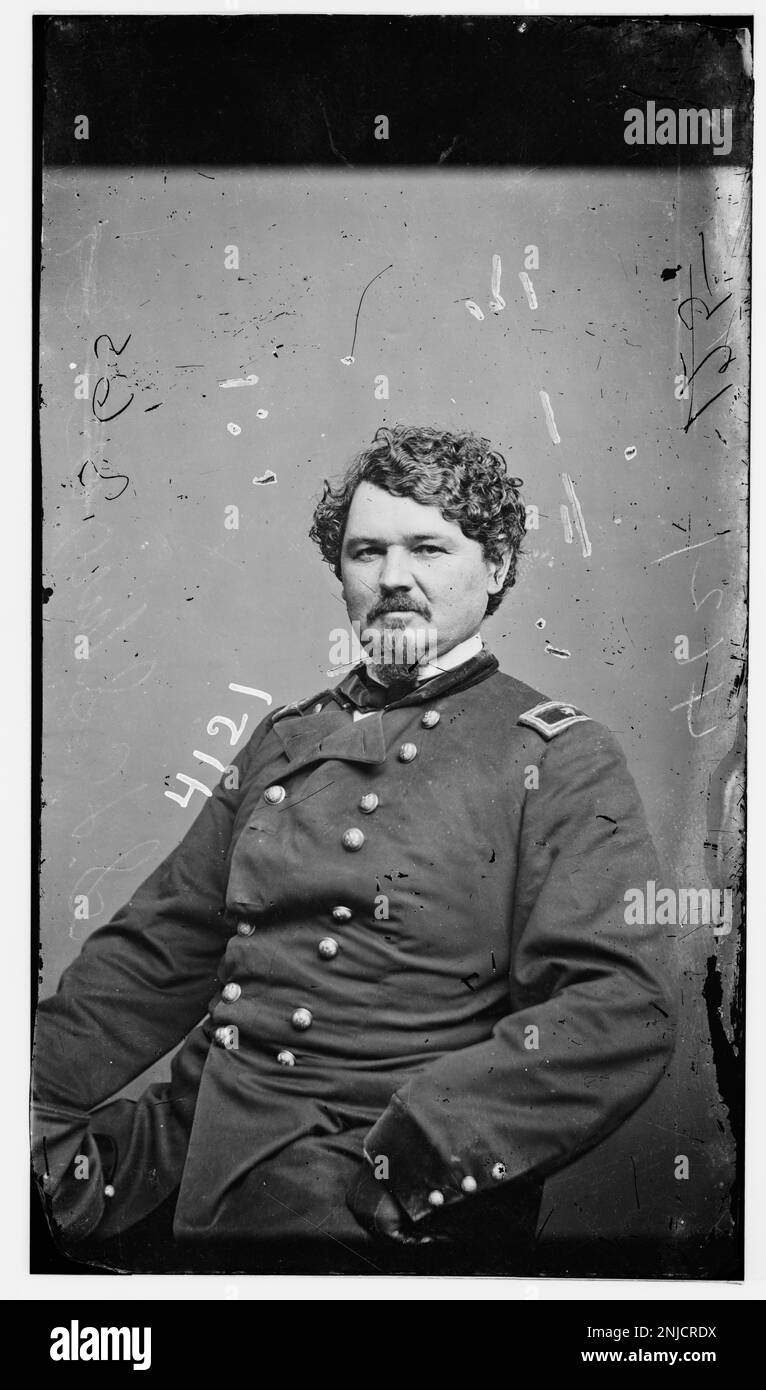 Portrait of General S.D. Sturgis, Union Army officer during the ...