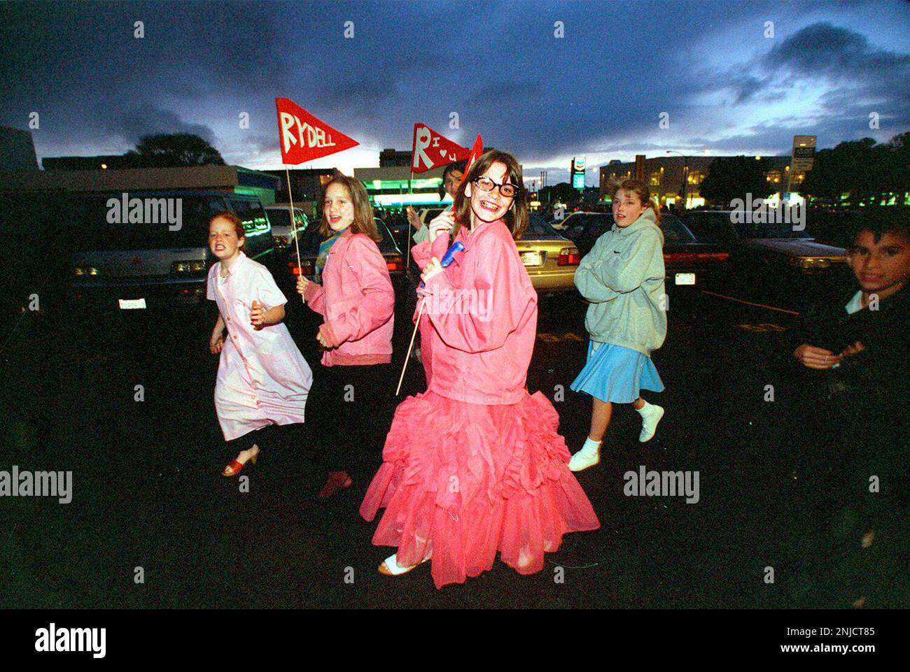 GREASE 2b/C/C/27MAR98/DD/LH--left to right--Casey Caruso, 10, Ashley ...