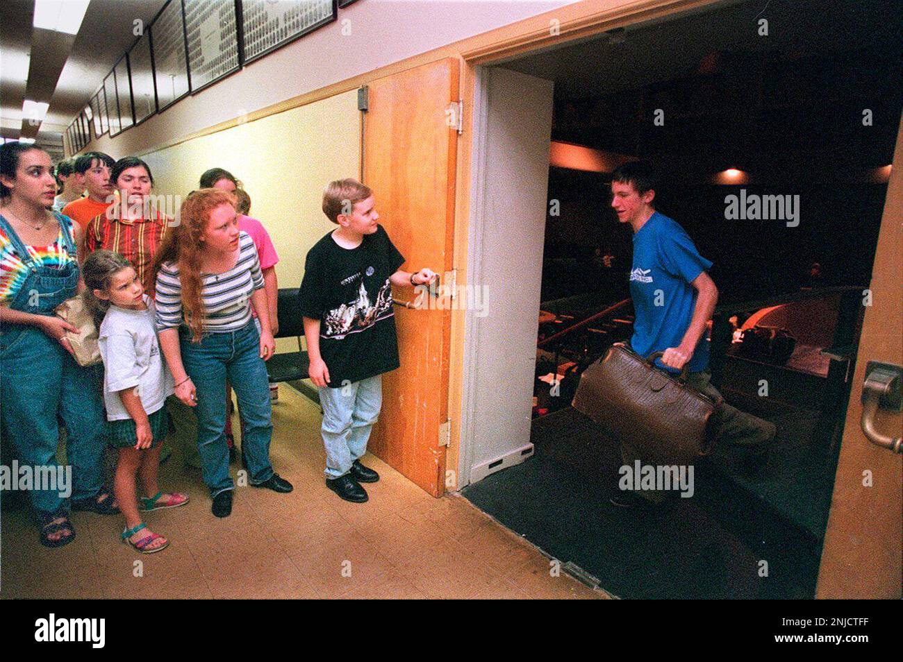 HIGH SCHOOL 4/C/24APR97/PK/LH--front four left to right--Emily Donovan ...