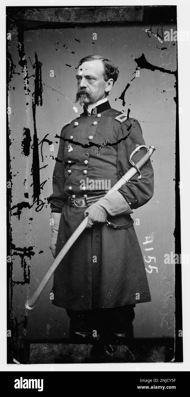 Portrait of General Daniel E. Sickles, a U.S. Army officer and ...