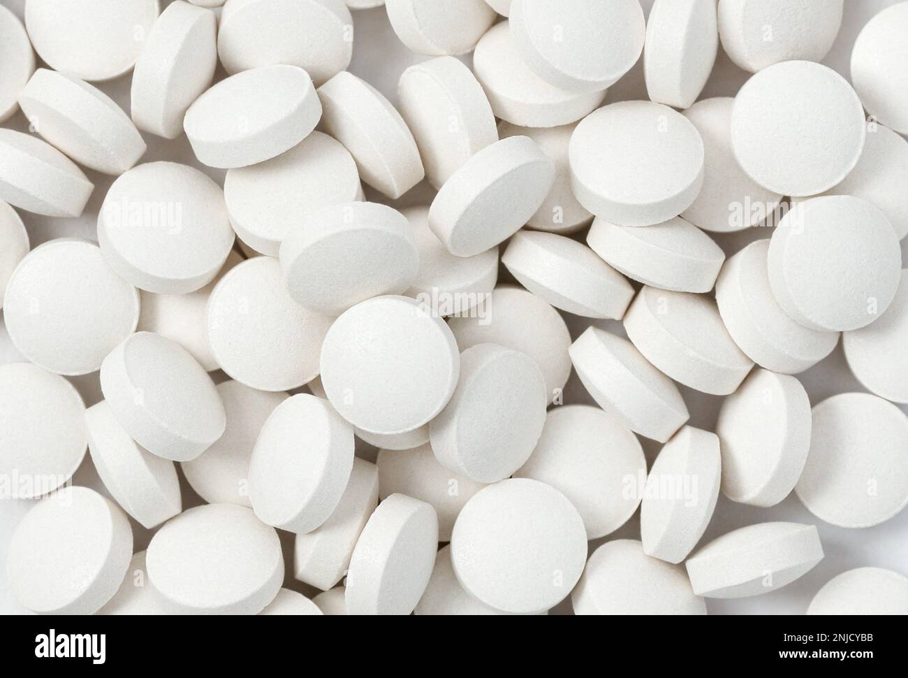 Number of medicine white pills, antibiotic tablets, drugs. Pharmacy ...