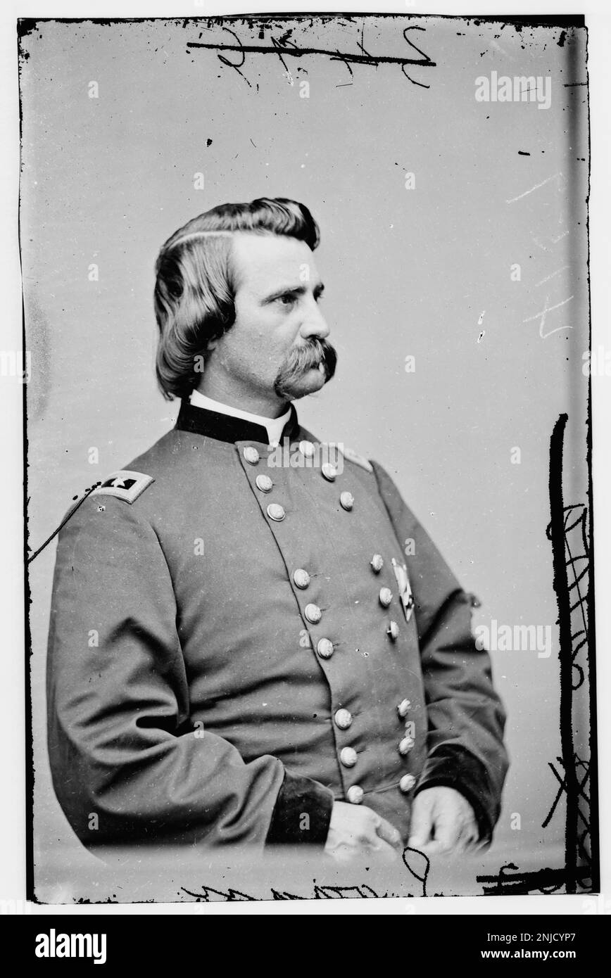 Portrait of General John A. Logan, a U.S. Army officer, featured in the ...