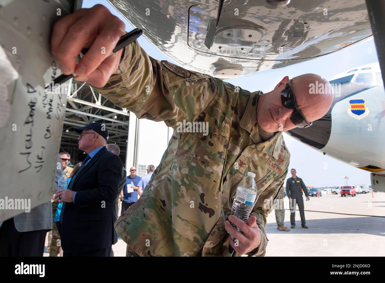 Col. Mark Howard, 55th Wing Vice Commander, leaves his mark on the ...