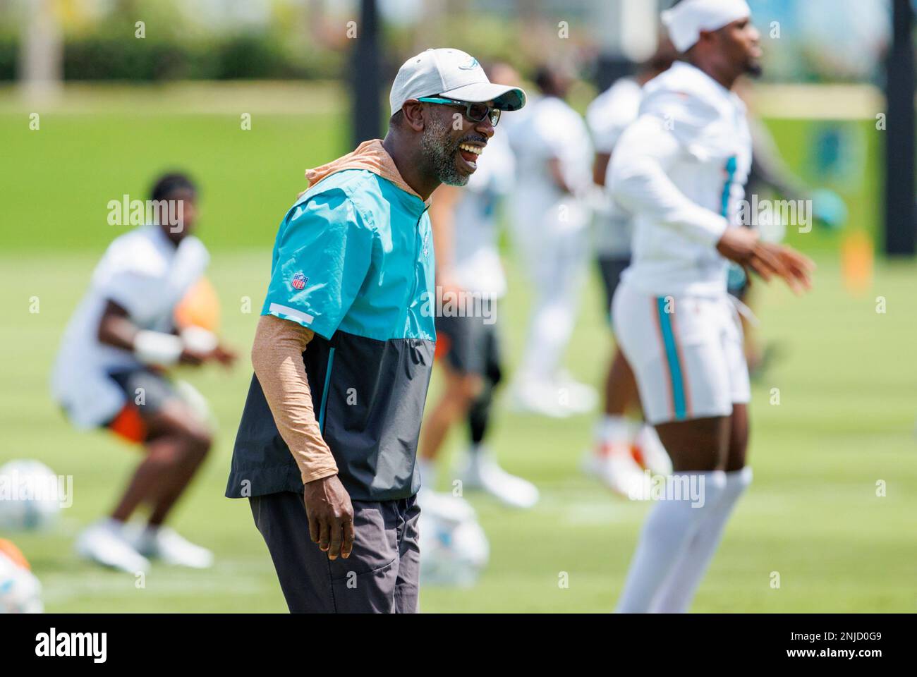 Miami Dolphins Dolphins cornerbacks / pass game specialist Sam Madison ...