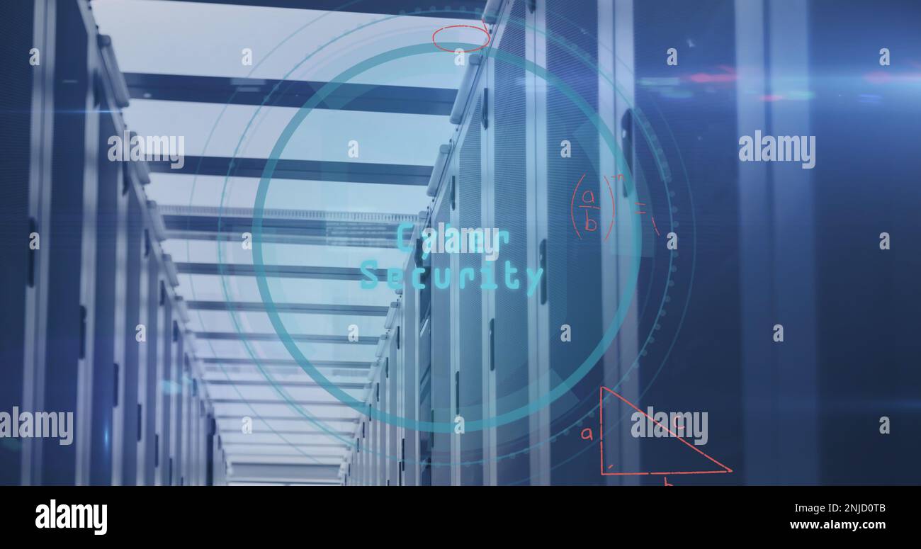 Composition Of Scope Scanning With Cyber Security Text And Mathematical Equations Over Server