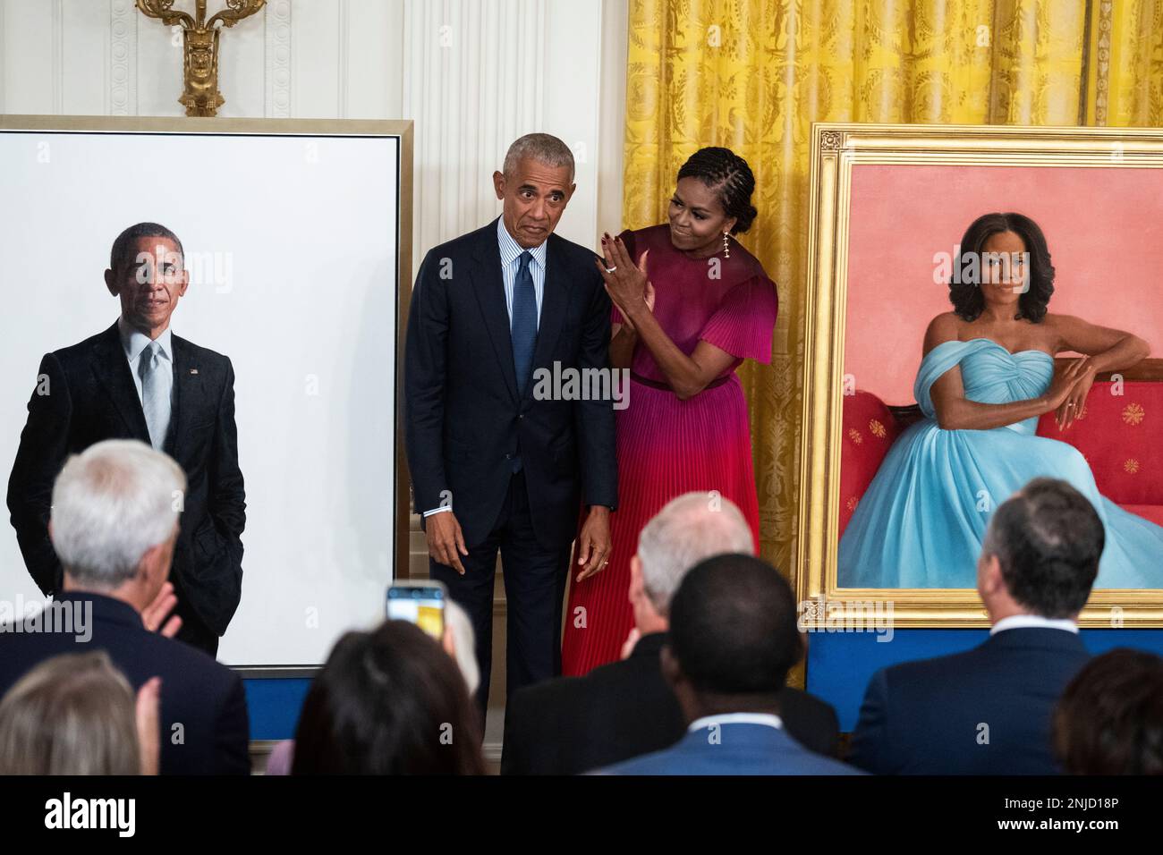 UNITED STATES - SEPTEMBER 7: Former President Barack Obama and former ...