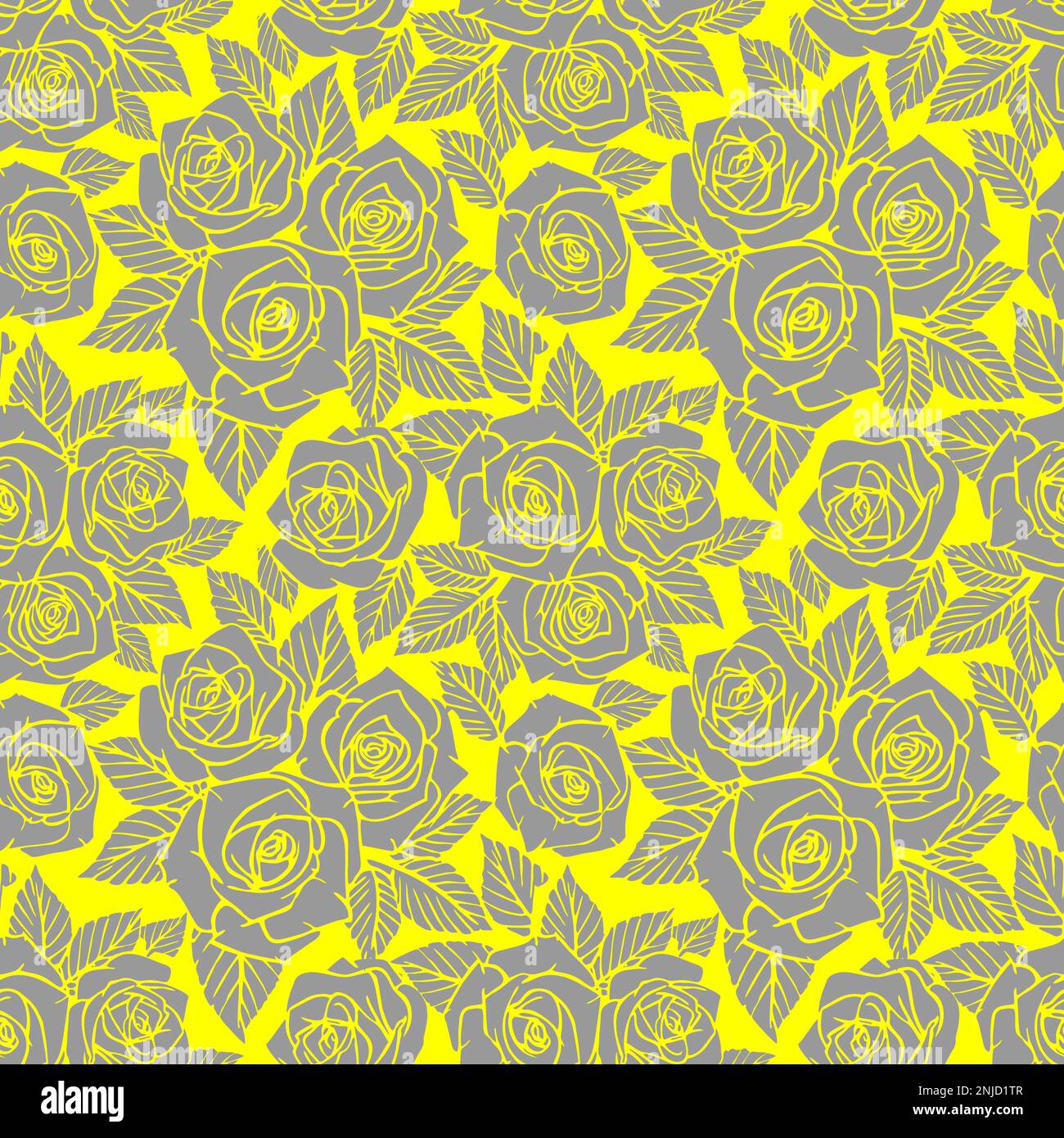 Vintage yellow roses wallpaper hi-res stock photography and images - Alamy