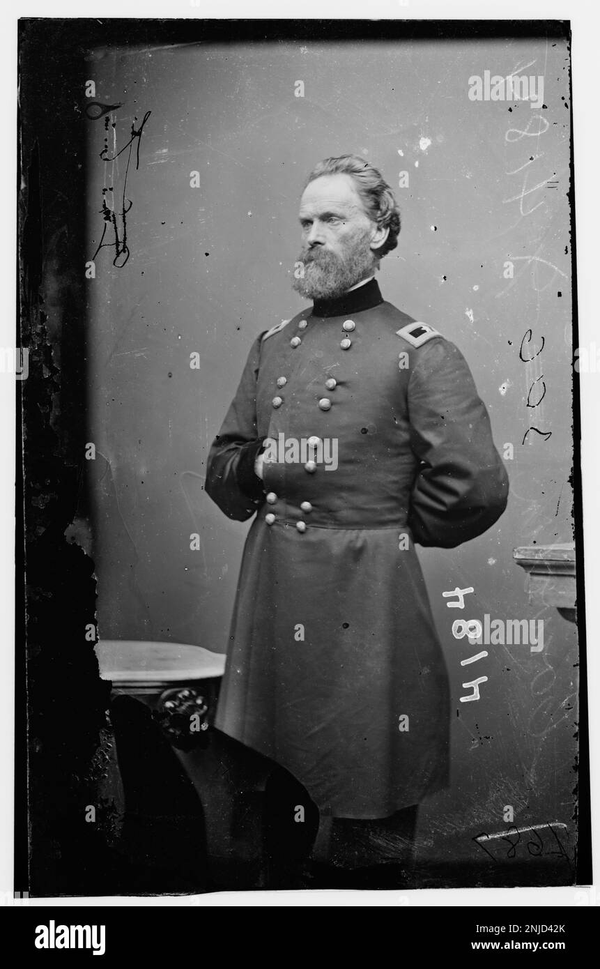 Portrait of General Cowdin, a U.S. military officer, captured as part ...