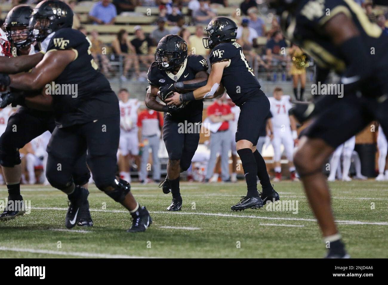 WINSTON-SALEM, NC - SEPTEMBER 01: Wake Forest Demon Deacons running back Christian Turner (0 ...