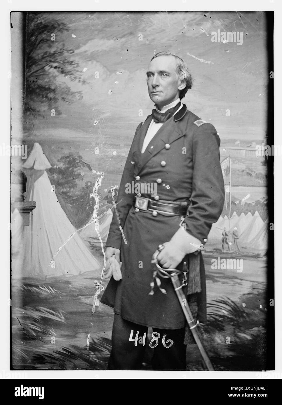 Portrait of Col. J.R. Brodhead, a United States Army officer, featured ...
