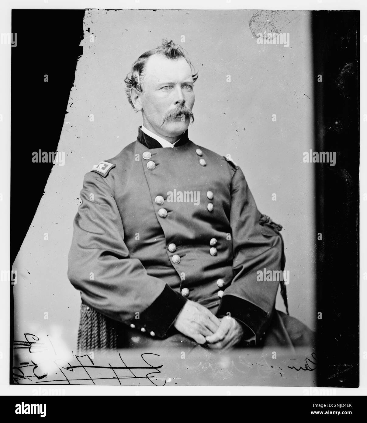 Portrait of Major General T.C. Devin, a Union general during the Civil ...