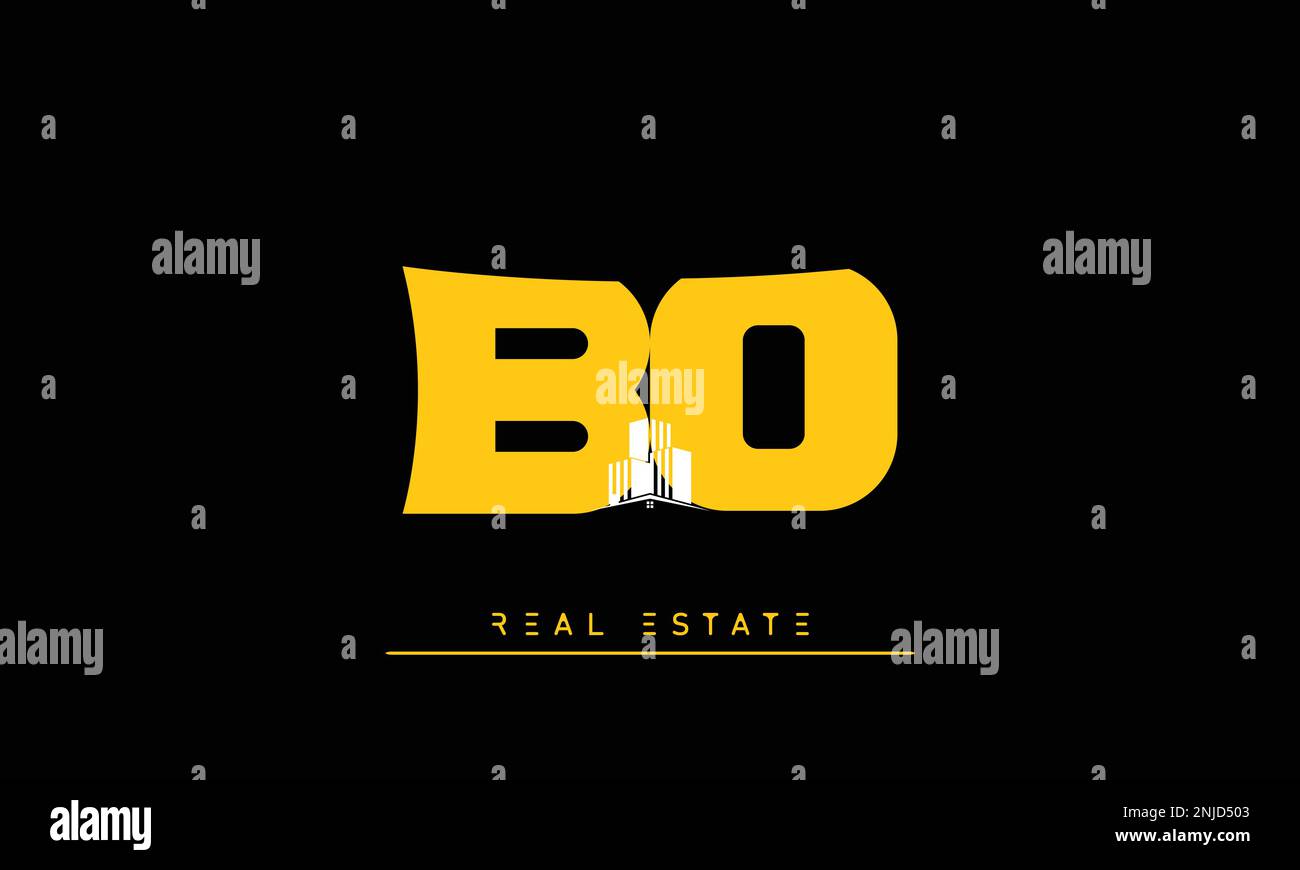 Bo real estate logo hi-res stock photography and images - Alamy