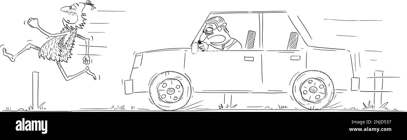 Car illustration cartoon hi-res stock photography and images - Alamy