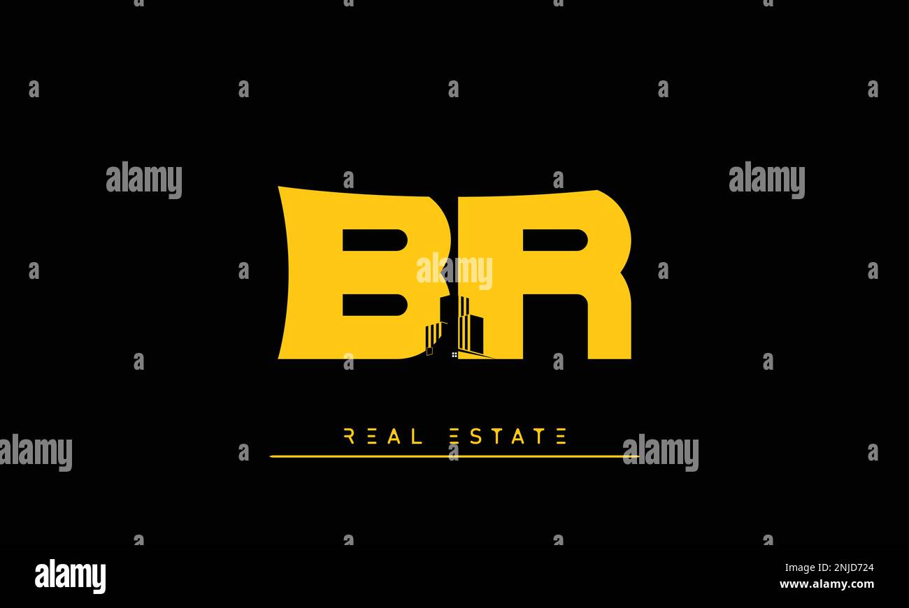 Br real estate logo hi-res stock photography and images - Alamy