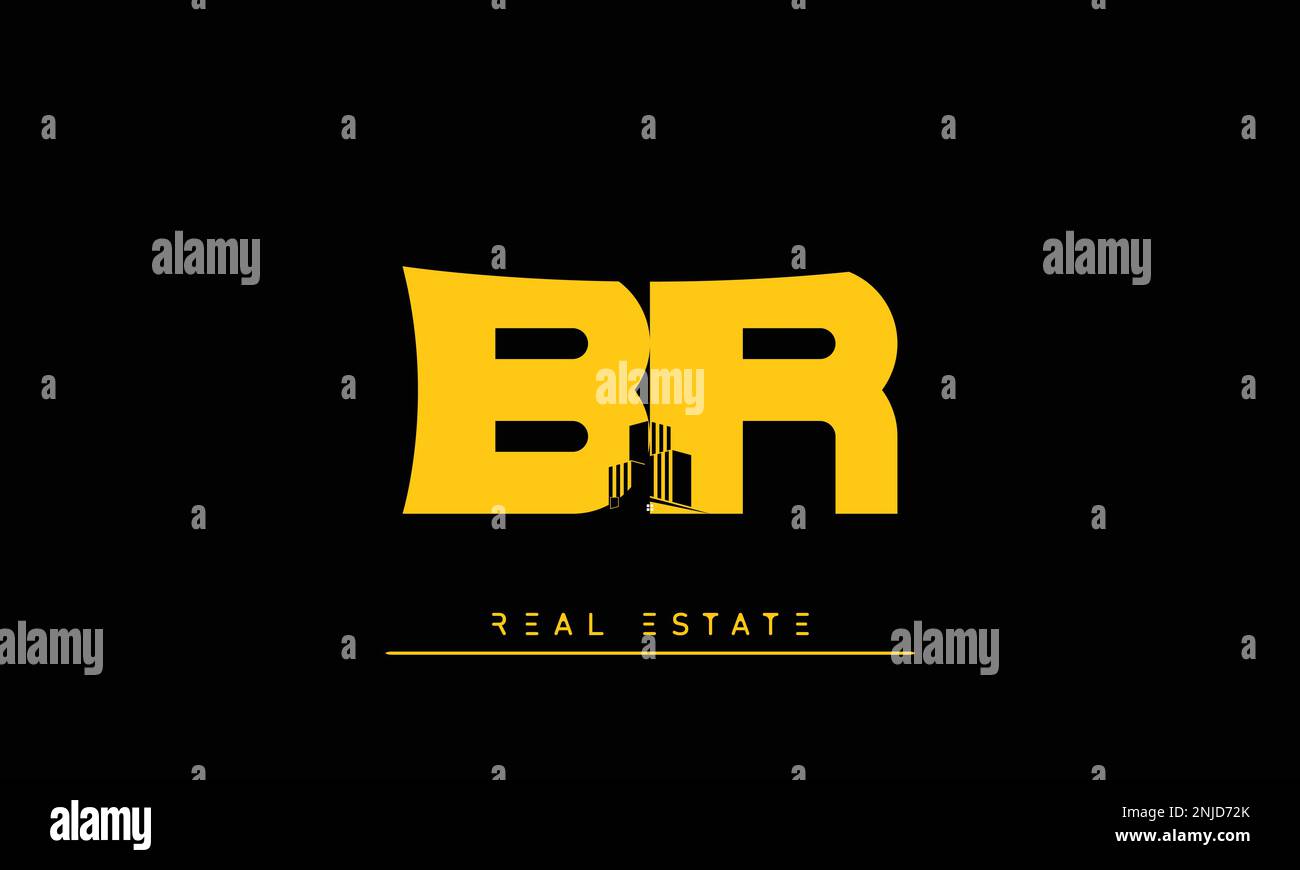 Br real estate logo hi-res stock photography and images - Alamy