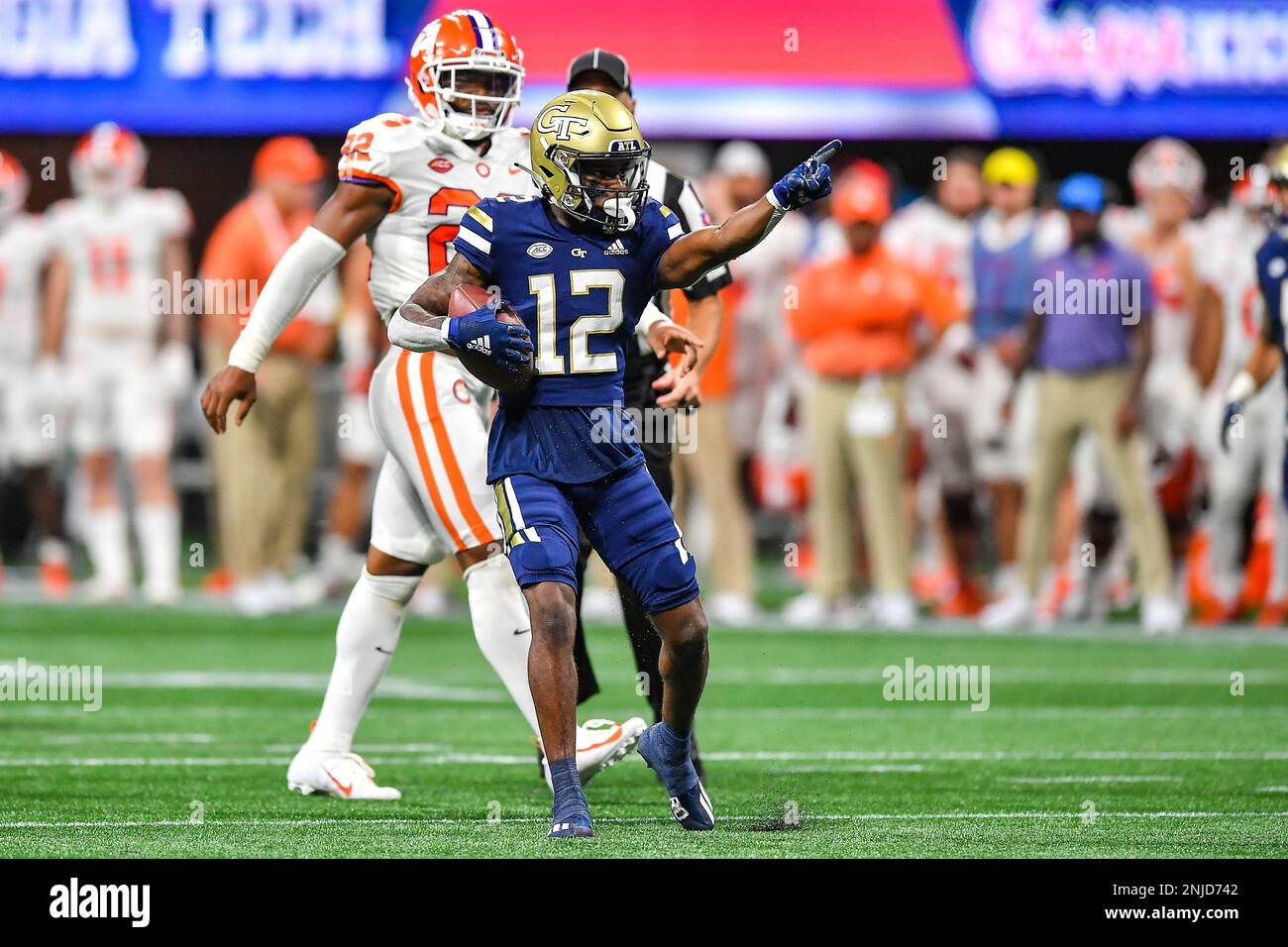 ATLANTA, GA – SEPTEMBER 05: Georgia Tech wide receiver Malik Rutherford ...