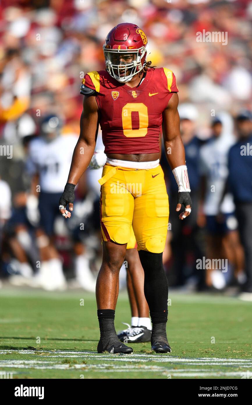 LOS ANGELES, CA - SEPTEMBER 03: USC Trojans rush end Korey Foreman (0 ...