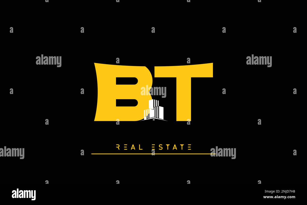 Bt logo building Stock Vector Images - Alamy