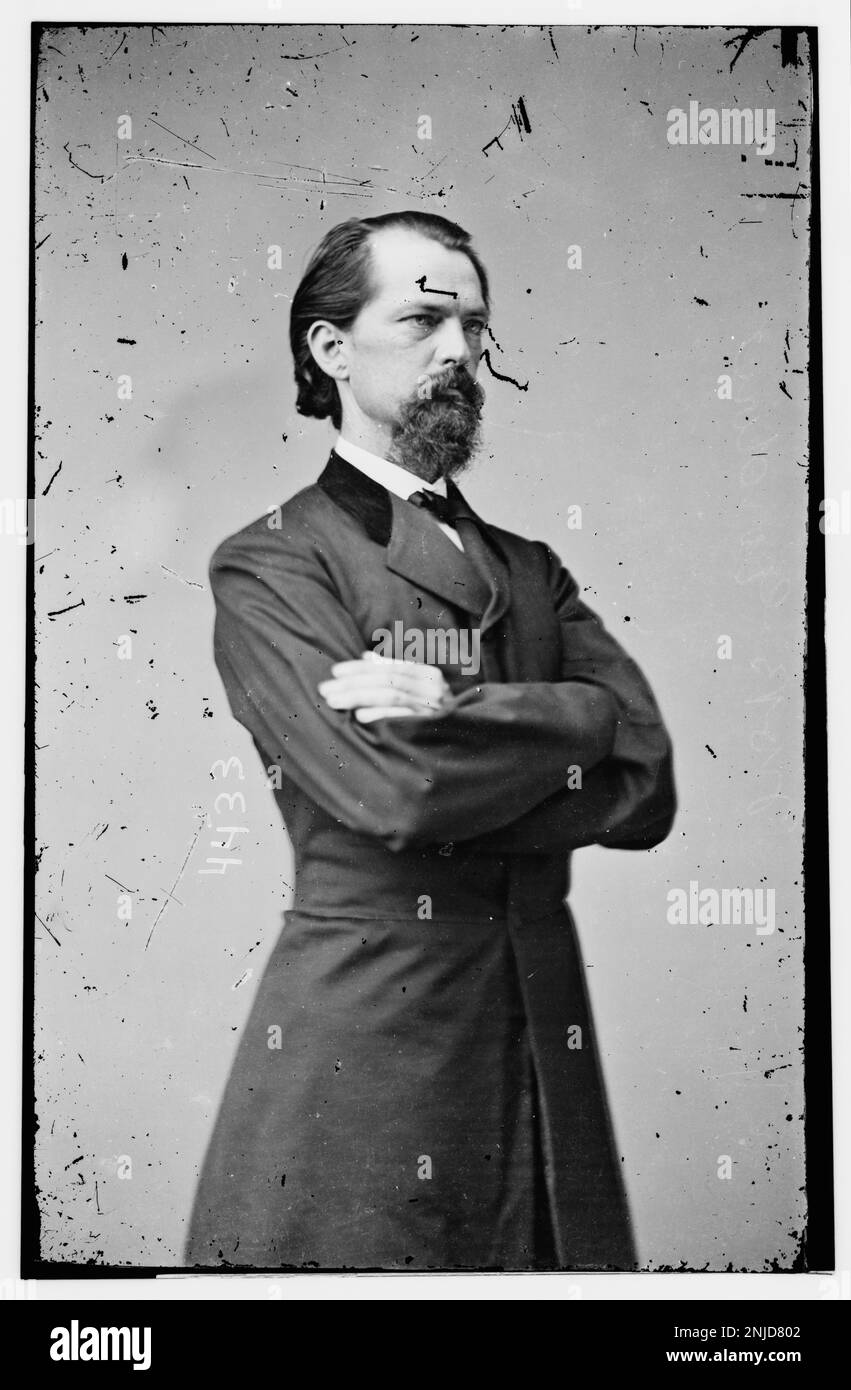 Portrait of General John Gordon, a senior officer in the Confederate ...