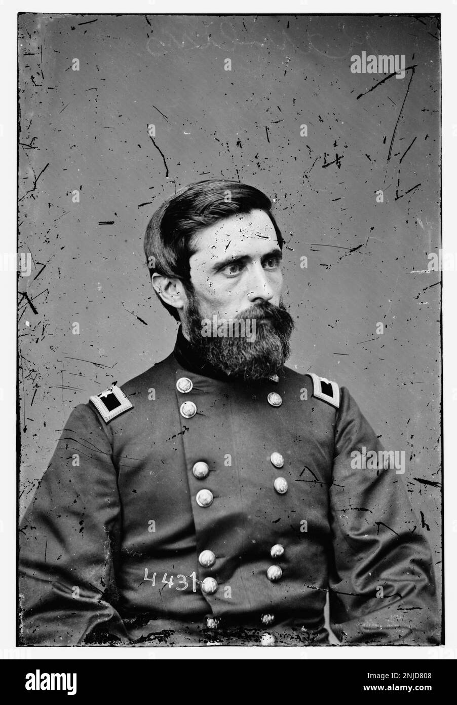 Portrait of Gen. John A. Rawlins, Union Army officer, captured in ...