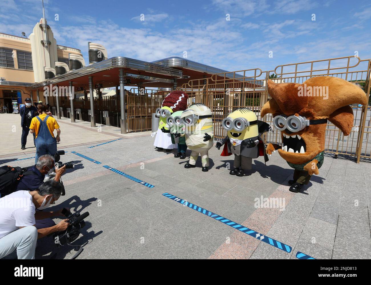 Halloween event is held at Universal Studios Japan (USJ) in Osaka City ...