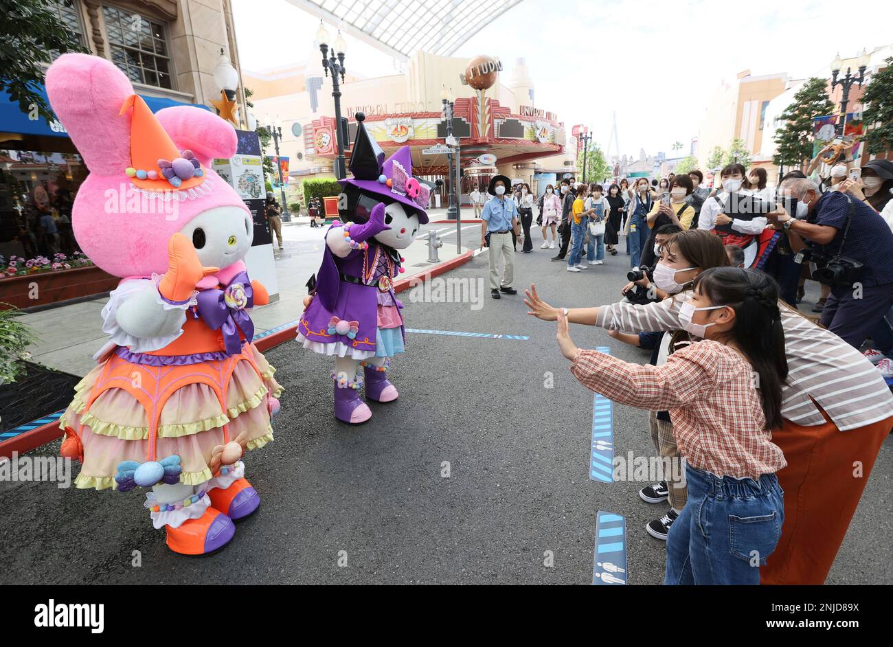 Halloween event is held at Universal Studios Japan (USJ) in Osaka City ...