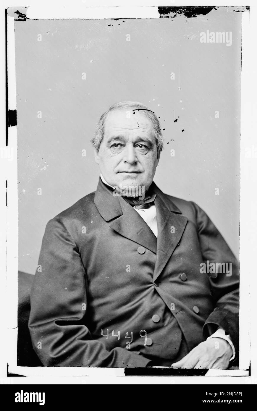 A portrait of Hon. Hannibal Hamlin, a political figure, from the ...
