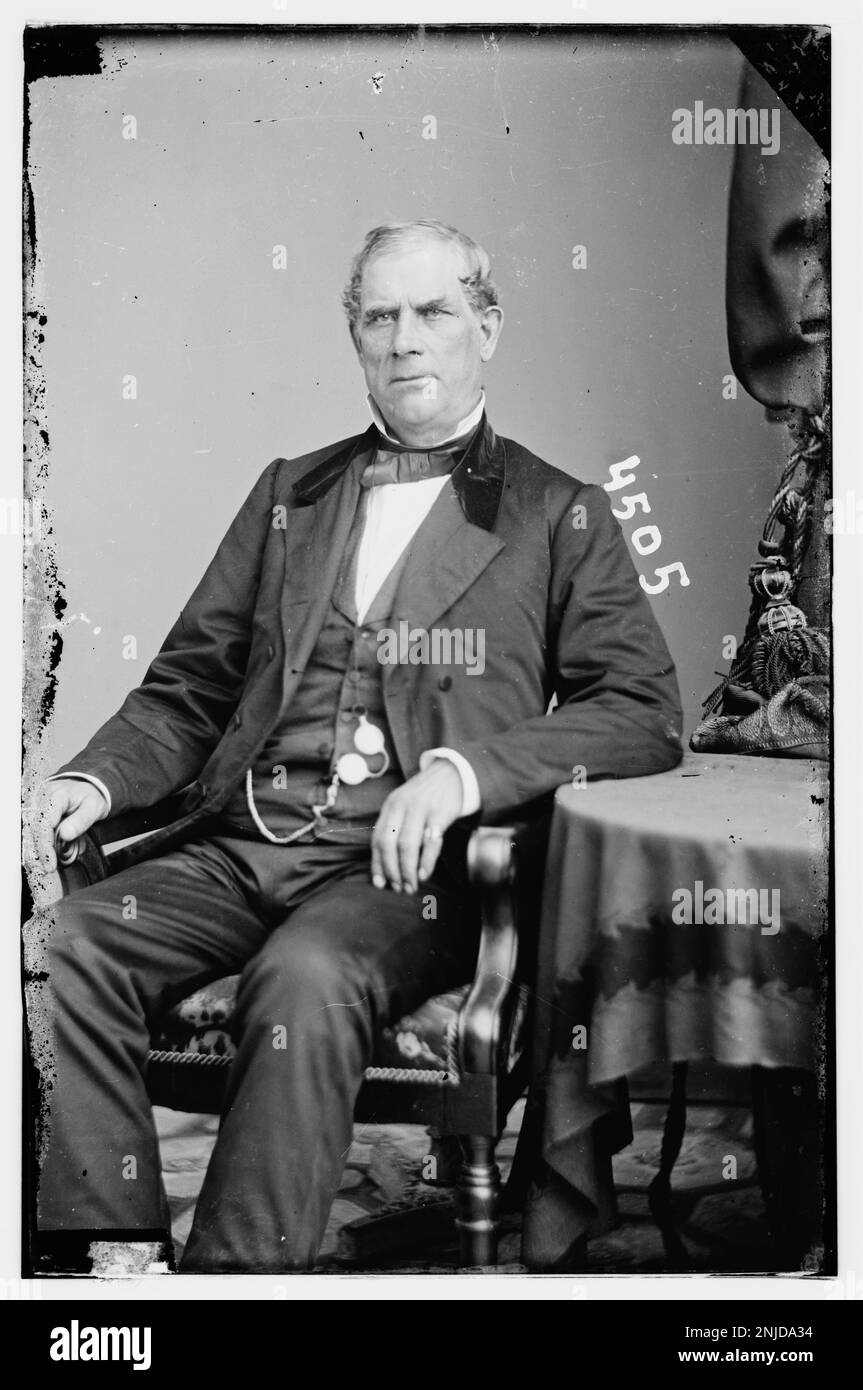 Portrait of Hon. Thurlow Weed, a 19th-century political leader ...