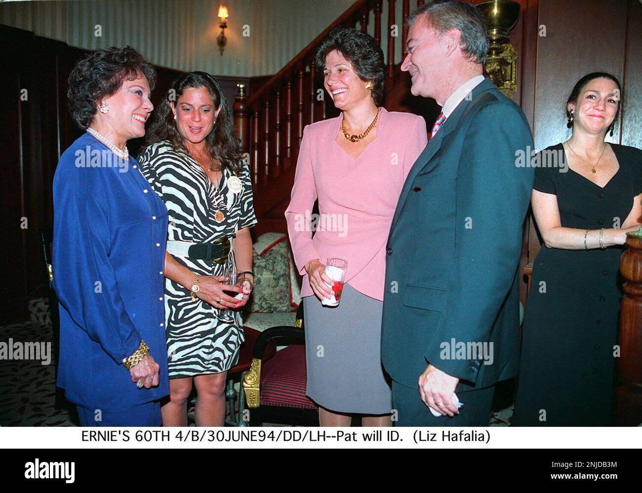 FRAN GOTTI AND HER DAUGHTER, JENNIFER, WITH WENDY AND FRANK JORDAN AT ...
