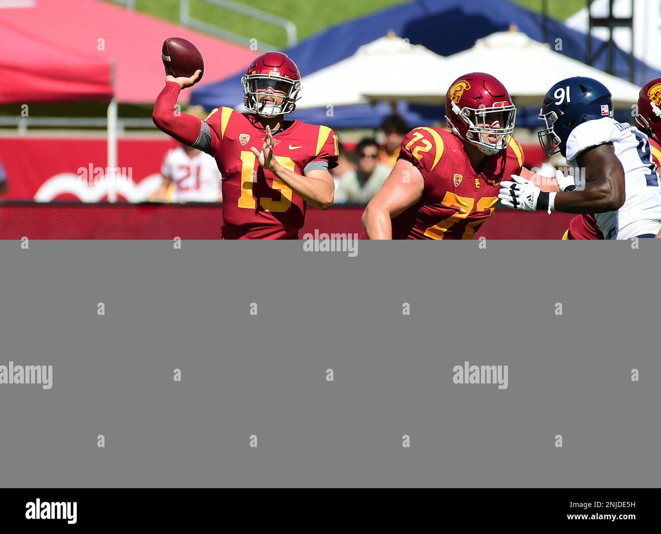 September 3, 2022 Los Angeles, CA...USC Trojans quarterback in his ...