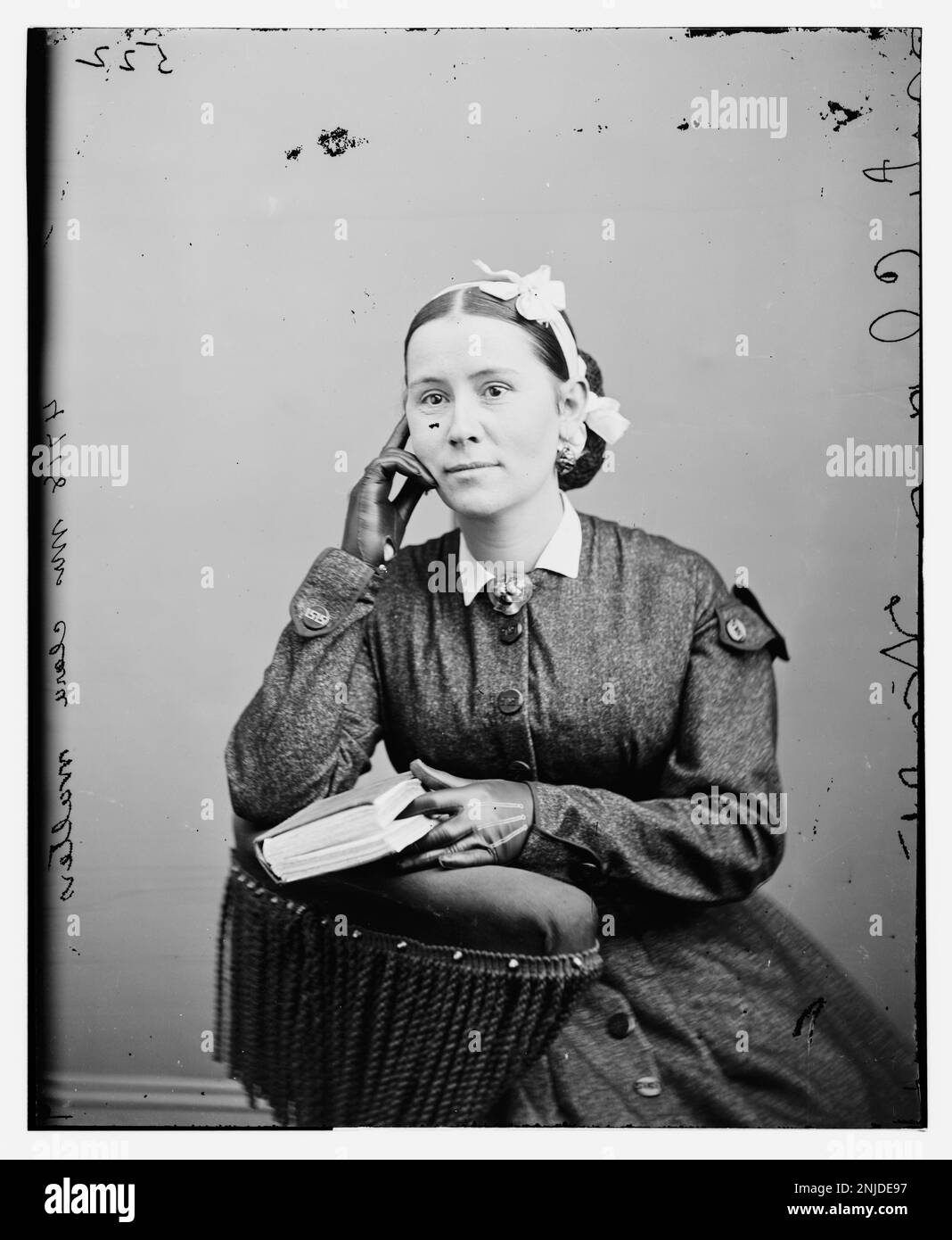 Portrait of Mrs. Clara Walters, an important figure in American society ...