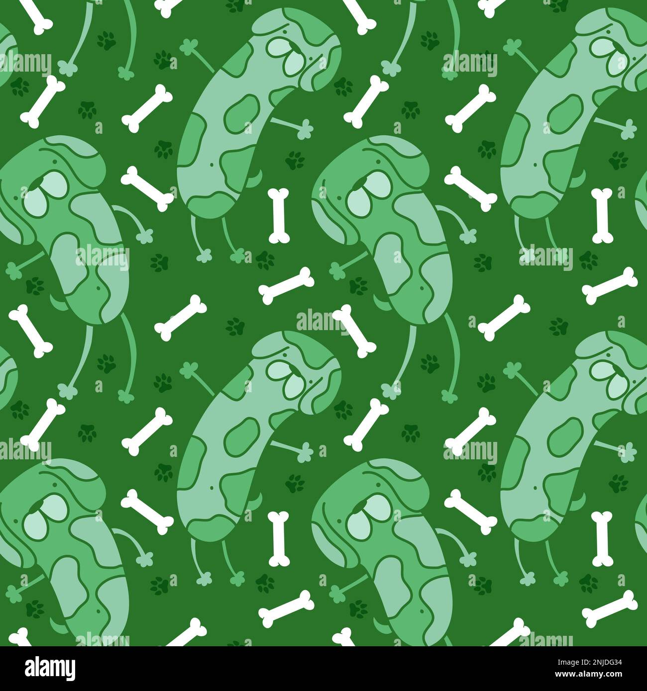 Cartoon animals seamless dogs pattern for wrapping paper and kids ...