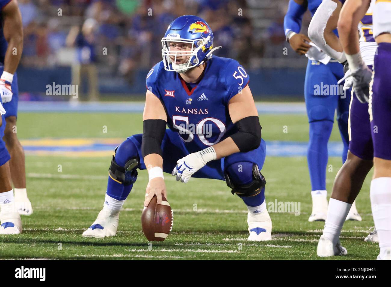 LAWRENCE, KS - SEPTEMBER 02: Kansas Jayhawks offensive lineman Mike ...