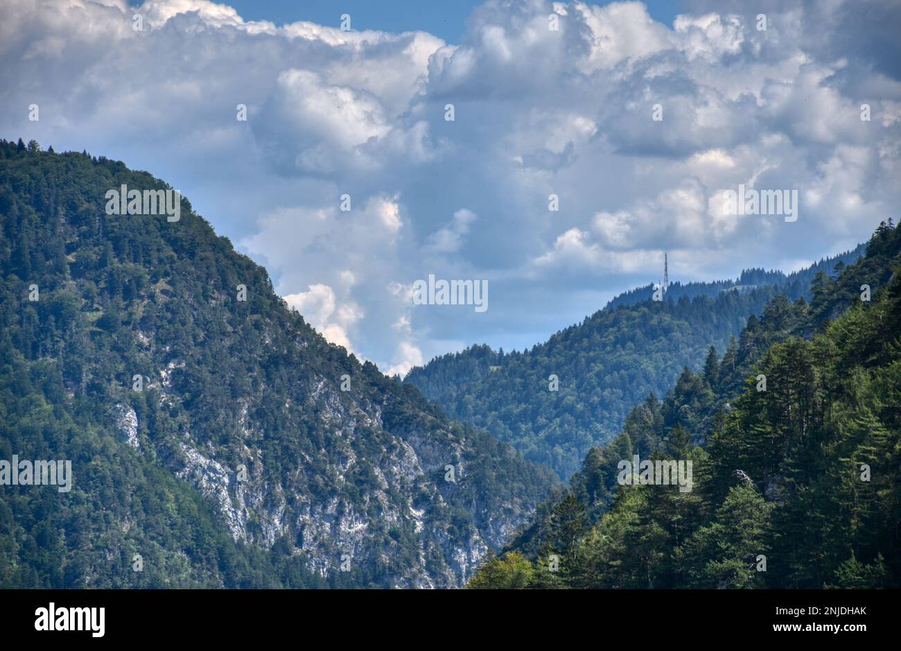 Kanaltal, Val Canale, Tarvis, Berg, Tal, Italien, Malborghetto ...