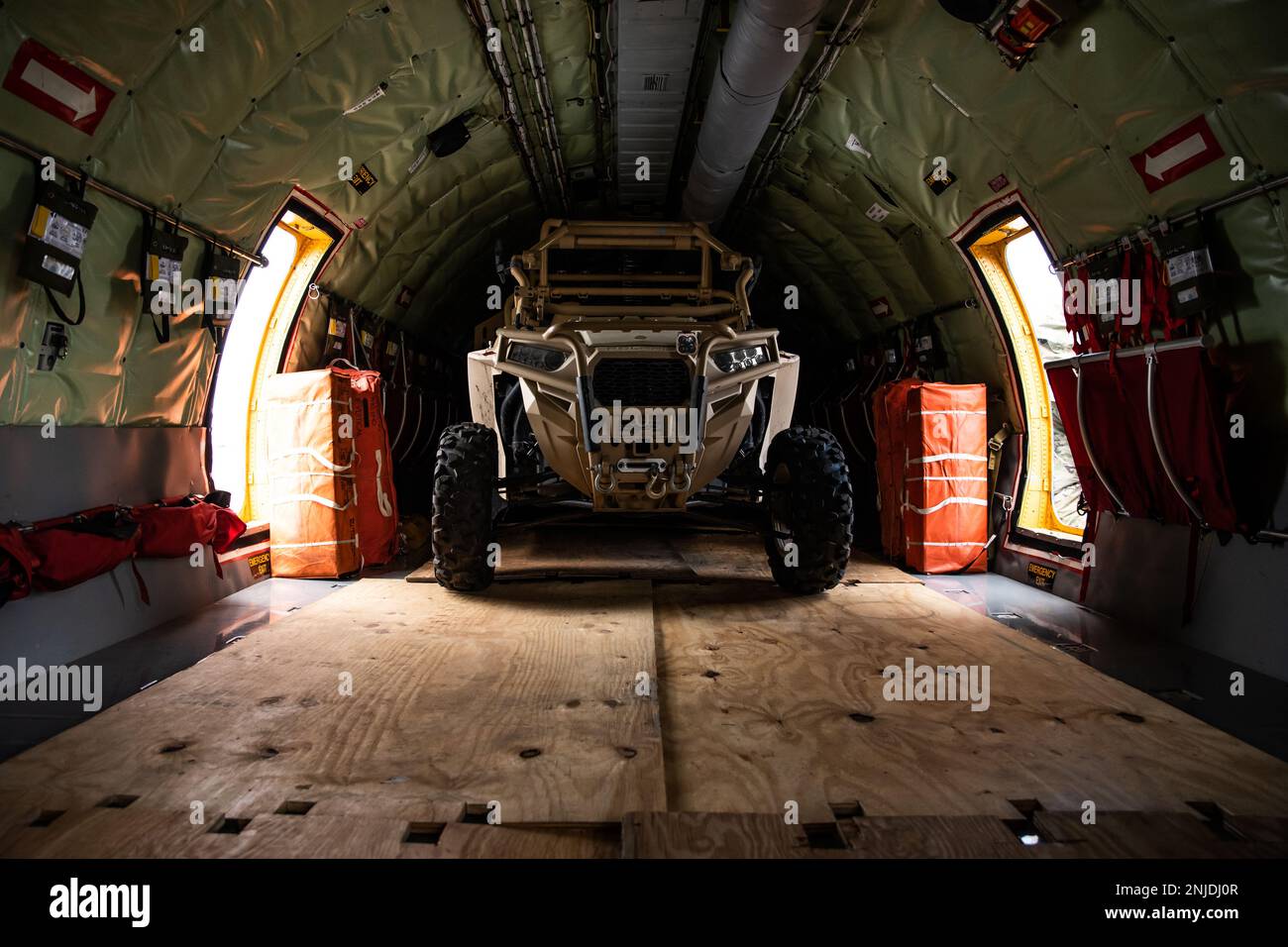 During an unprecedented joint force exercise, members from the 151st ...