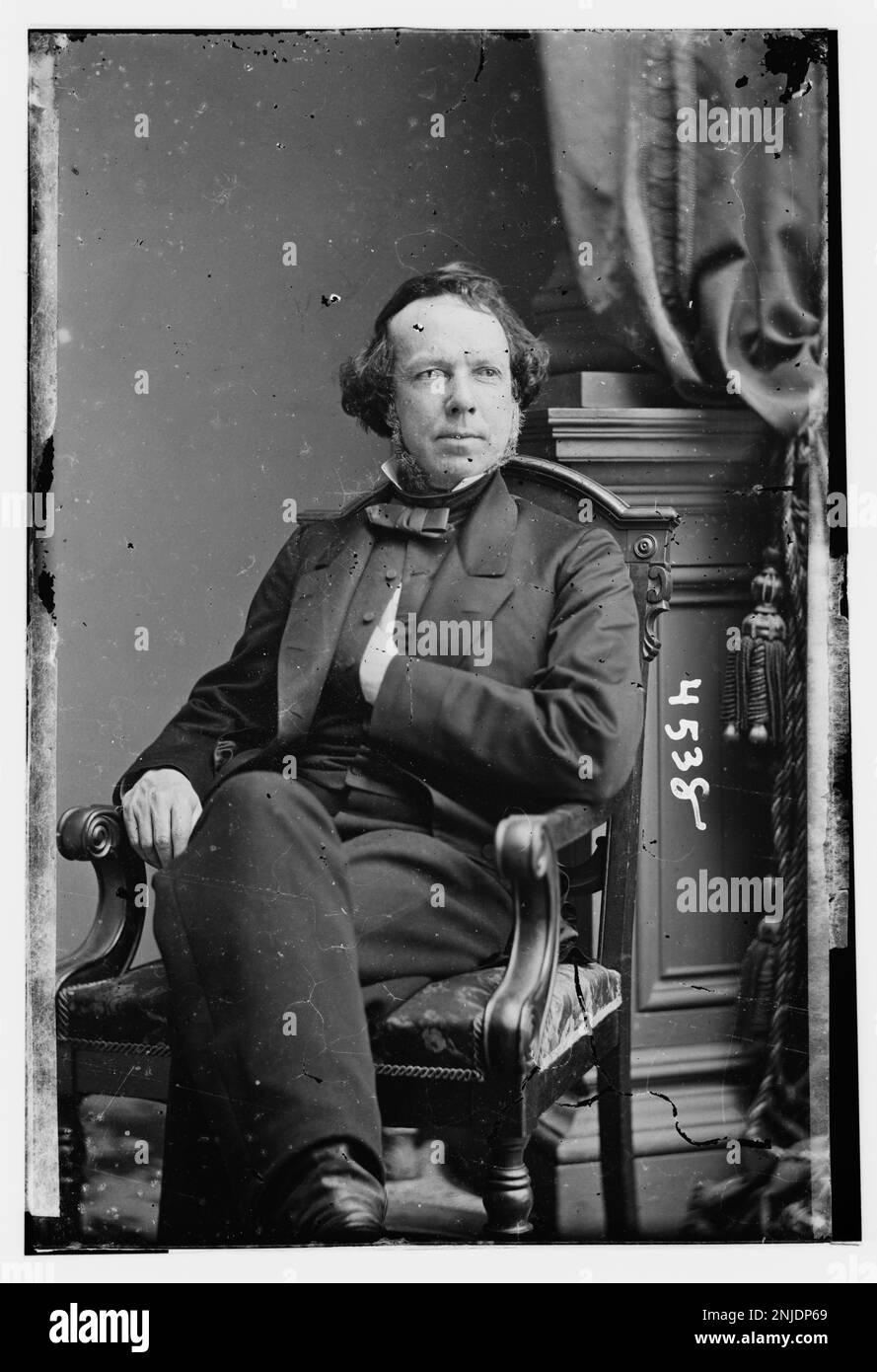 Portrait of Rev. Lathrop, a notable clergyman, from the Library of ...