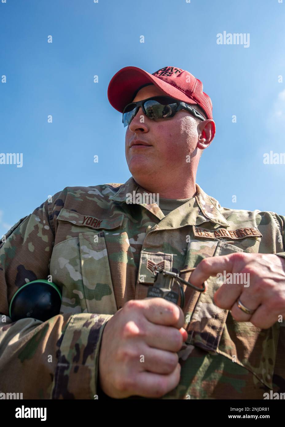 Staff Sgt. Kyle York, a combat arms instructor assigned to the Ohio ...