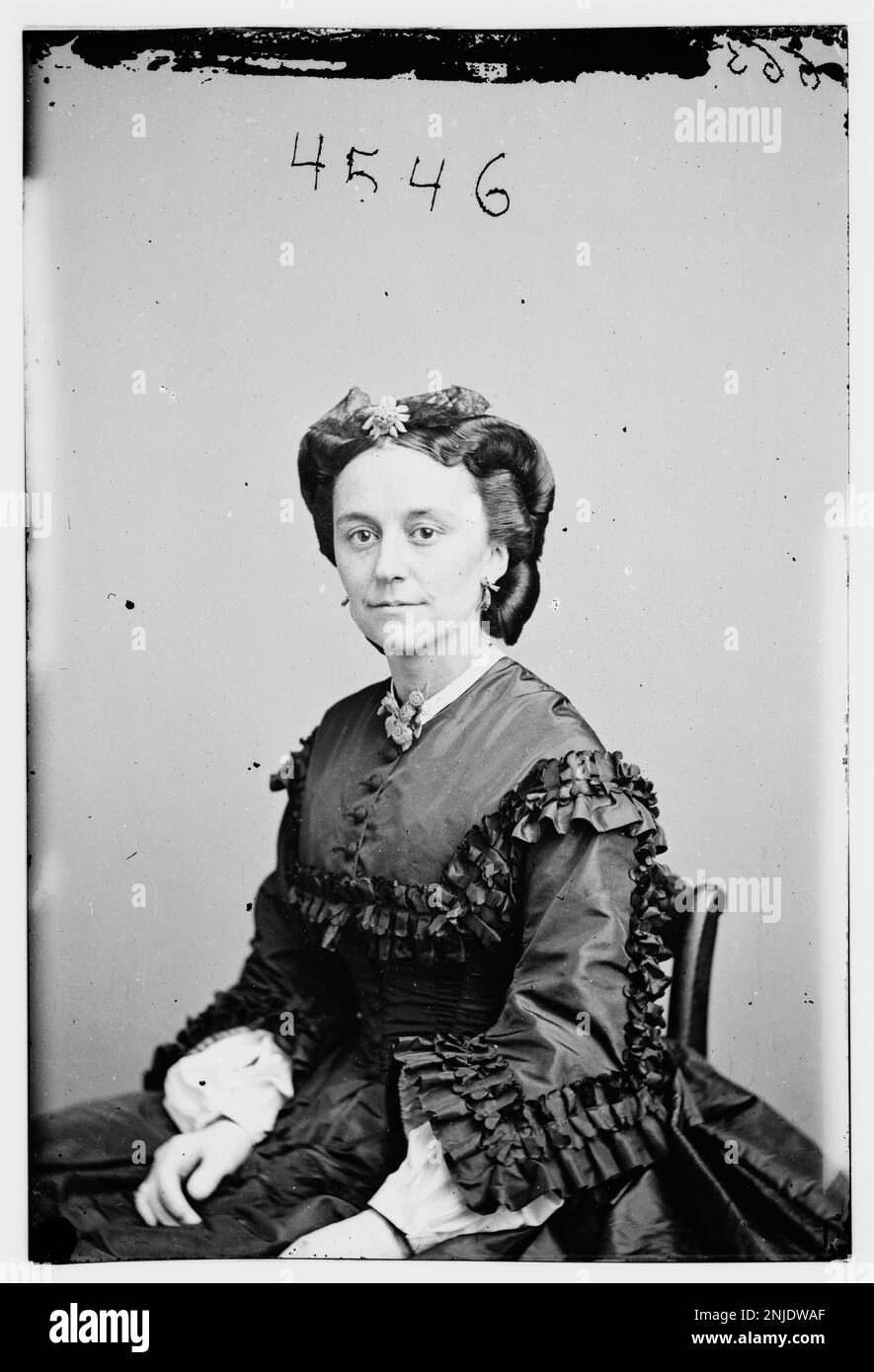 Portrait of Mrs. George B. McClellan, wife of Union Army General George ...