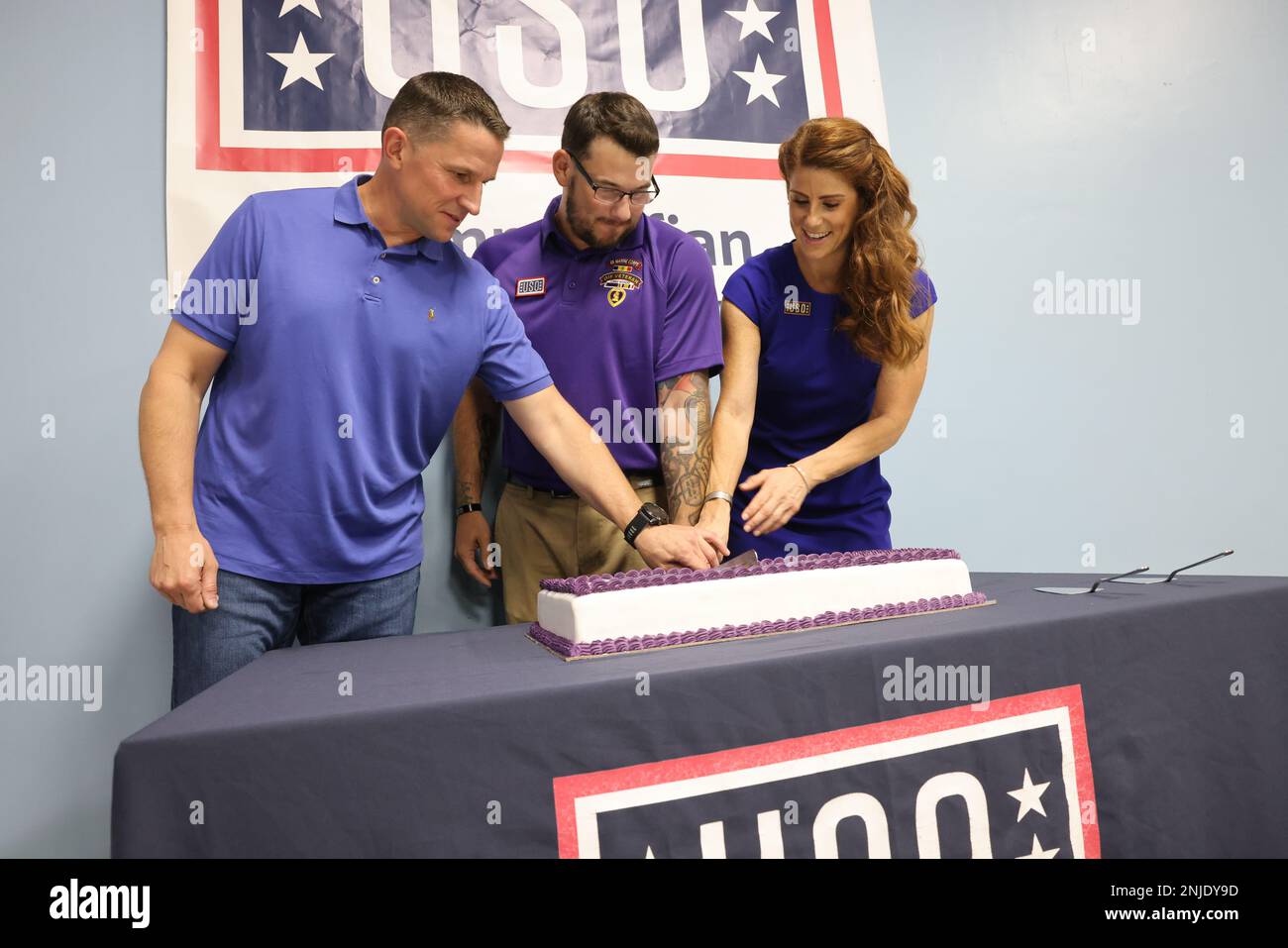 Col. Martin Wohlgemuth, commander, Area Support Group-Kuwait; David ...