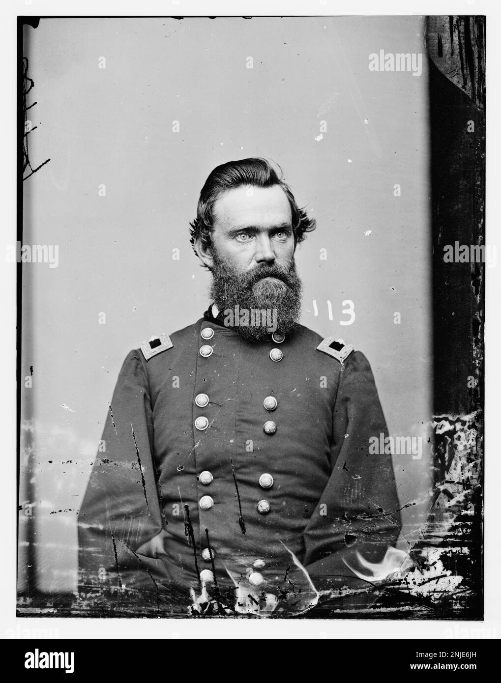 Portrait of General E.W. Rice, a U.S. Army officer who served during ...