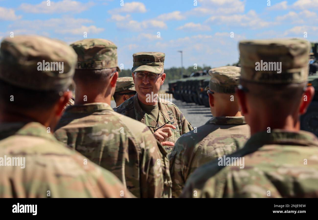 Army Maj. Gen. Robert Burke, the V Corps deputy commanding general for ...