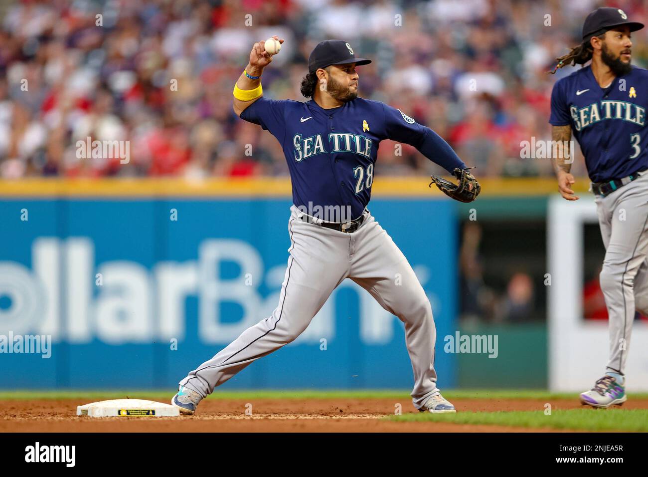 CLEVELAND, OH - SEPTEMBER 02: Seattle Mariners third baseman Eugenio ...