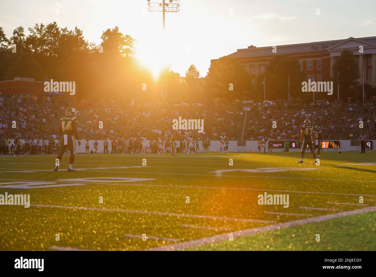 CHARLOTTE, NC - SEPTEMBER 02: The Charlotte sun fills the Jerry Richard ...