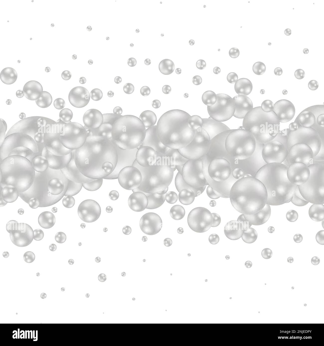 Pearl. Falling Gems Abstract Background. Shiny Design. Vector ...