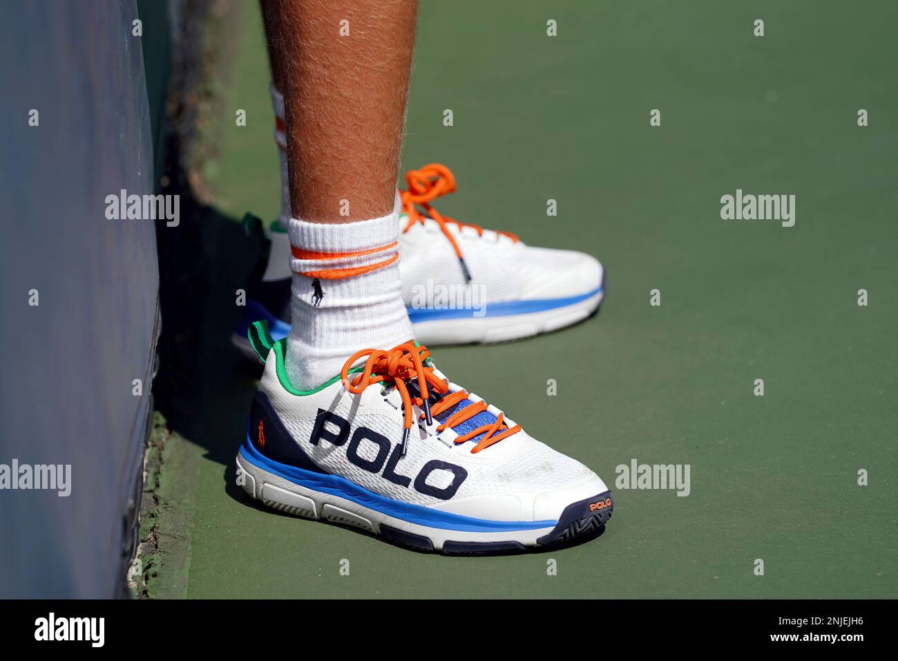US Open Ball Crew during a men's doubles match at the 2022 US Open ...
