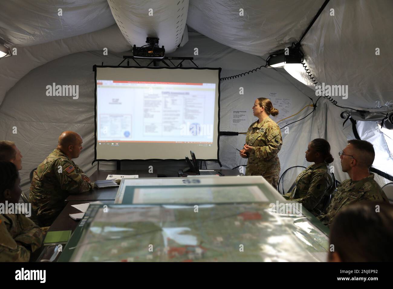 Maj. Teresa Parrotta, 29th combat aviation brigade operations chief ...