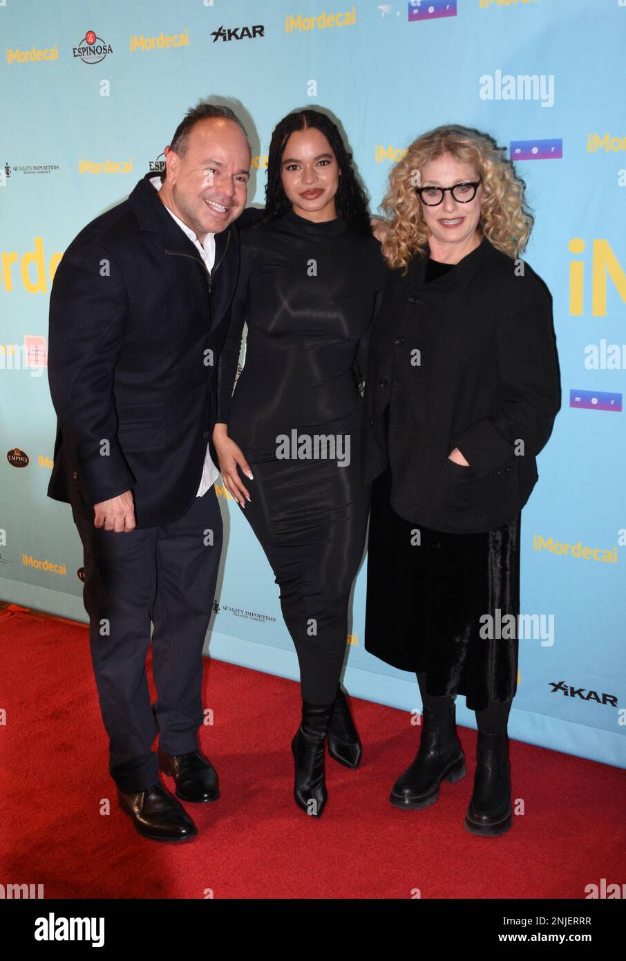 New York, NY, USA. 22nd Feb, 2023. Marvin Samuel, Azia Hale and Carol ...